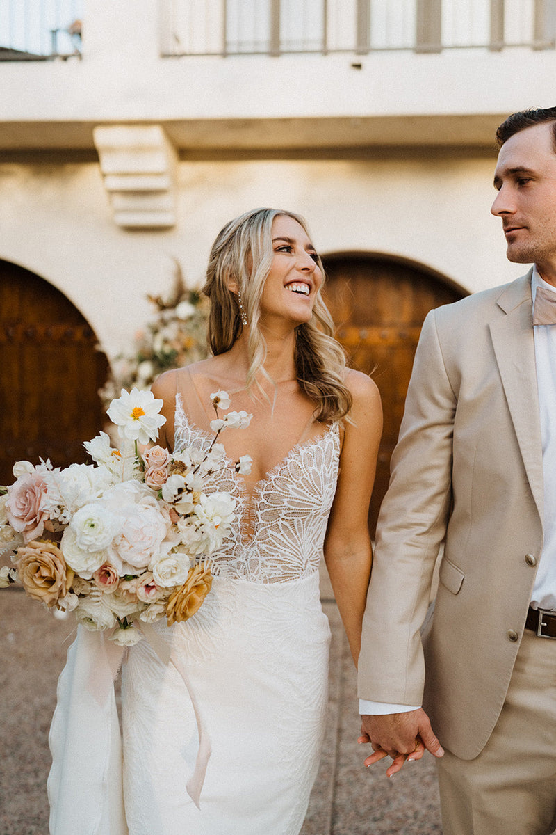 Grace Bride Chelsea in the Lena Gown – Grace Loves Lace US