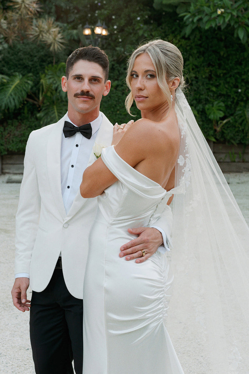Grace Bride @breeemasters in the Cupid Gown – Grace Loves Lace US